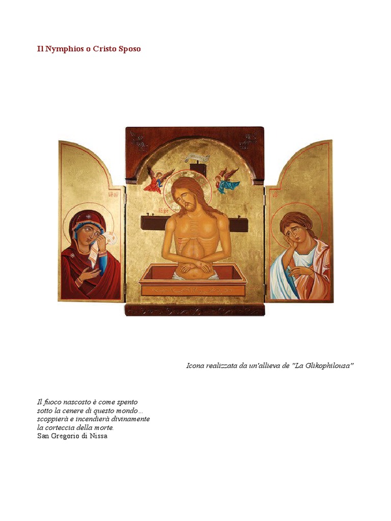 Il Nymphios o Cristo Sposo | PDF