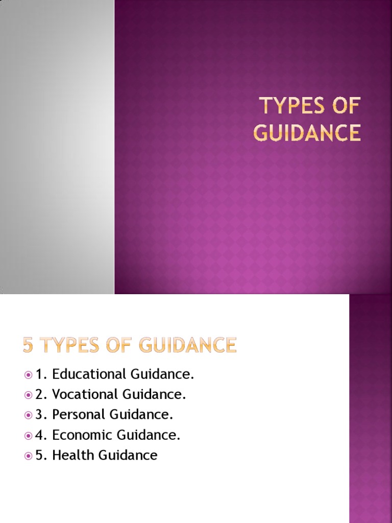 Comprehensive Guidance Types Explained | PDF | School Counselor | Value ...