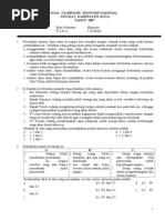 Soal Ekonomi Osk Tahun 2024 | PDF