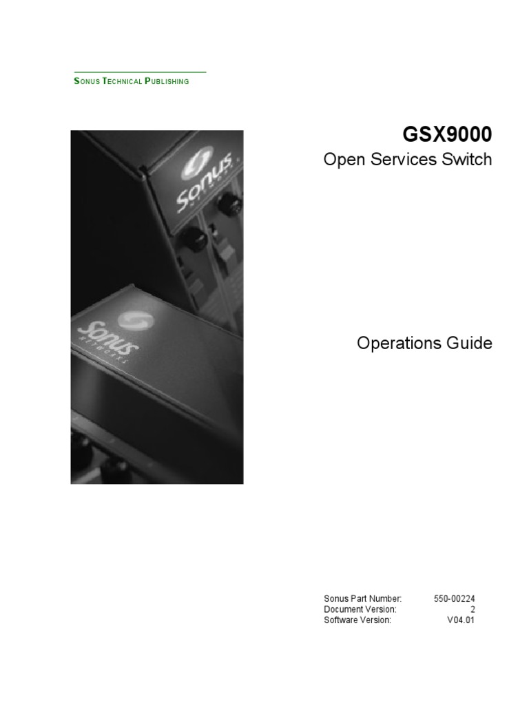 550-00224 GSX 4.1 Operations Guide 2 | PDF | Asynchronous Transfer Mode ...