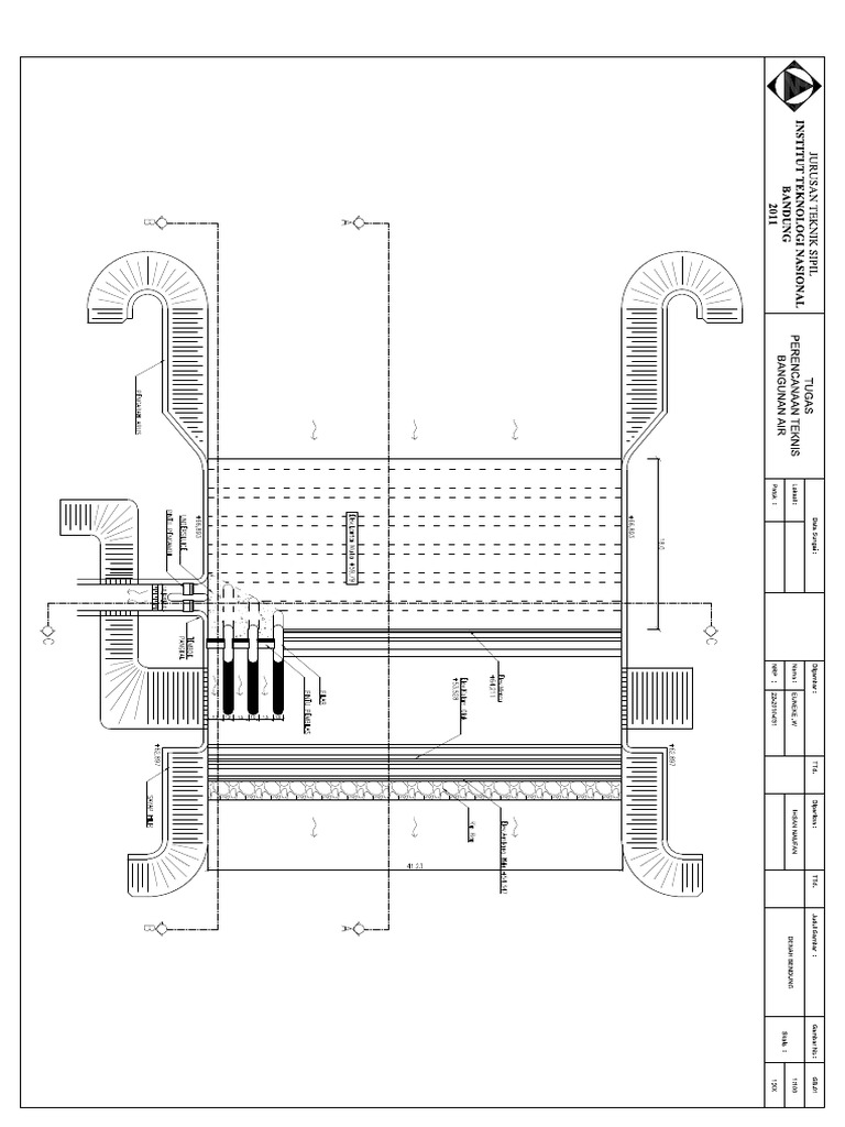 GAMBAR DENAH Bendungan | PDF