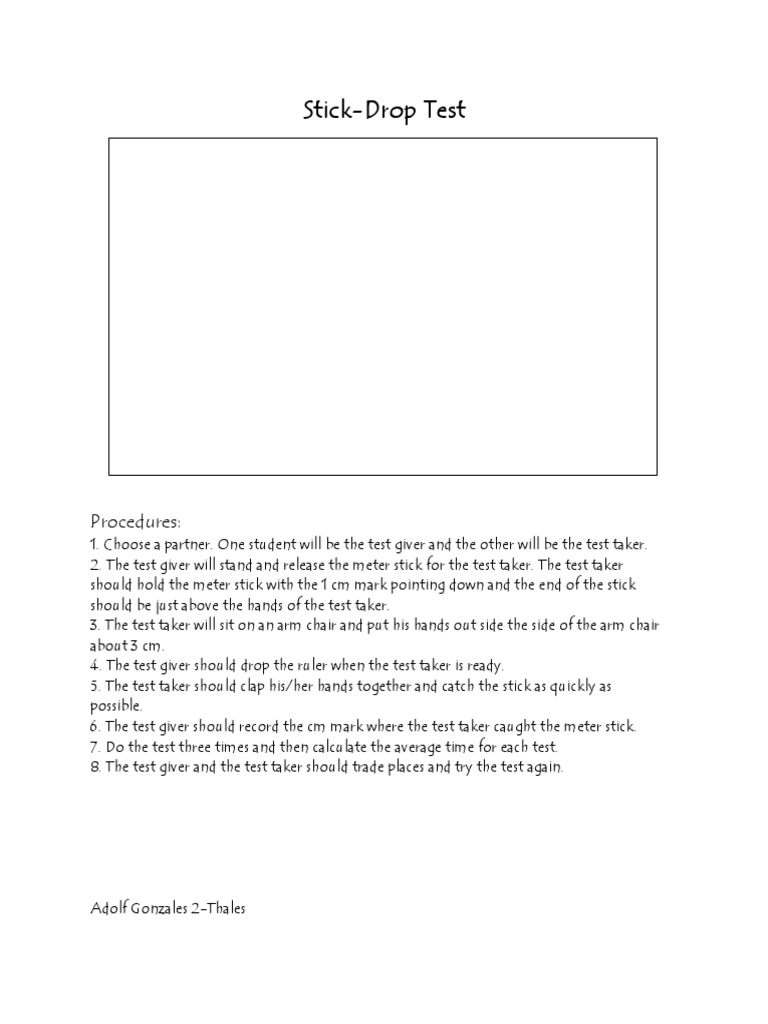 Project in PE II Stork Test, Zipper Test | PDF | Waist | Sports