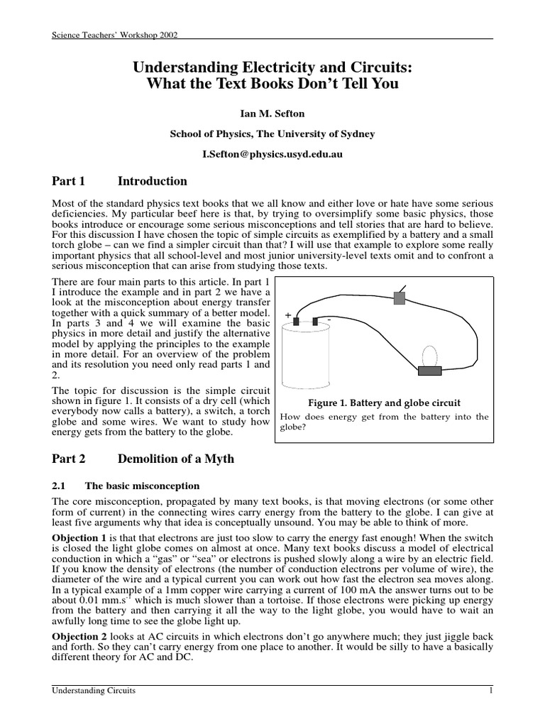Understanding Electricity | PDF | Electric Current | Magnetic Field