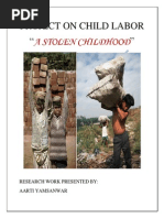 CHILD LABOR English Project | PDF | Child Labour | International Labour ...