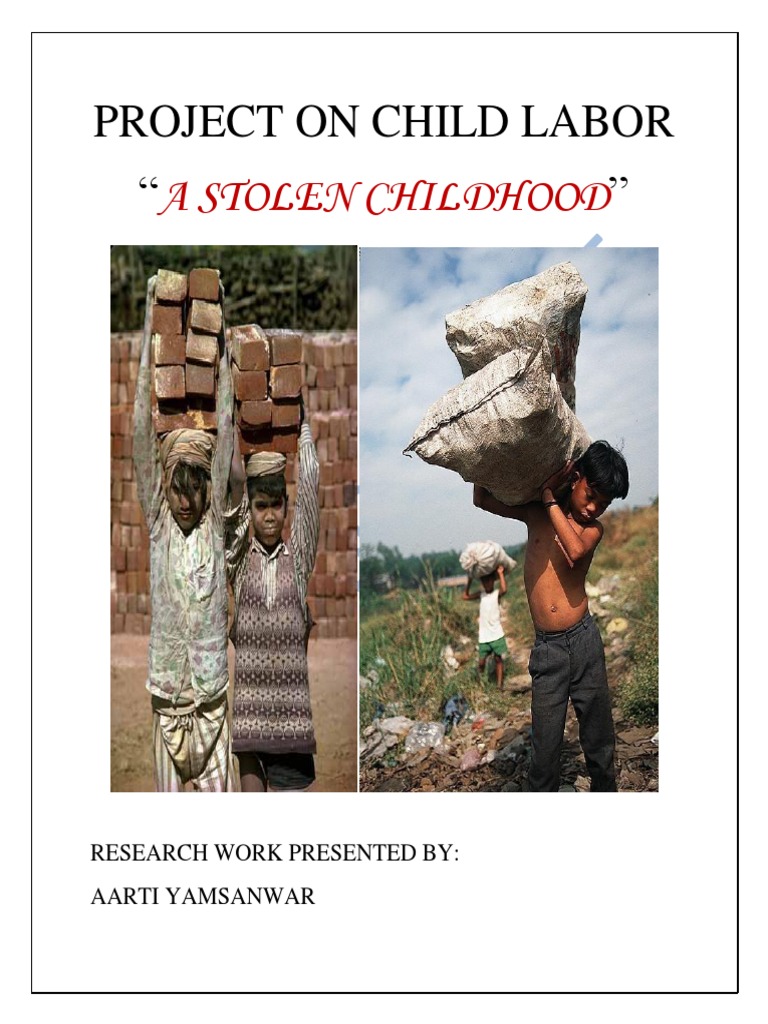 Project On Child Labour | PDF