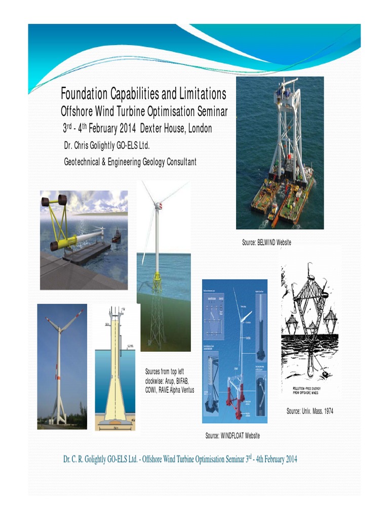 Offshore Wind Optimisation Seminar London 3rd February 2014 Pdf
