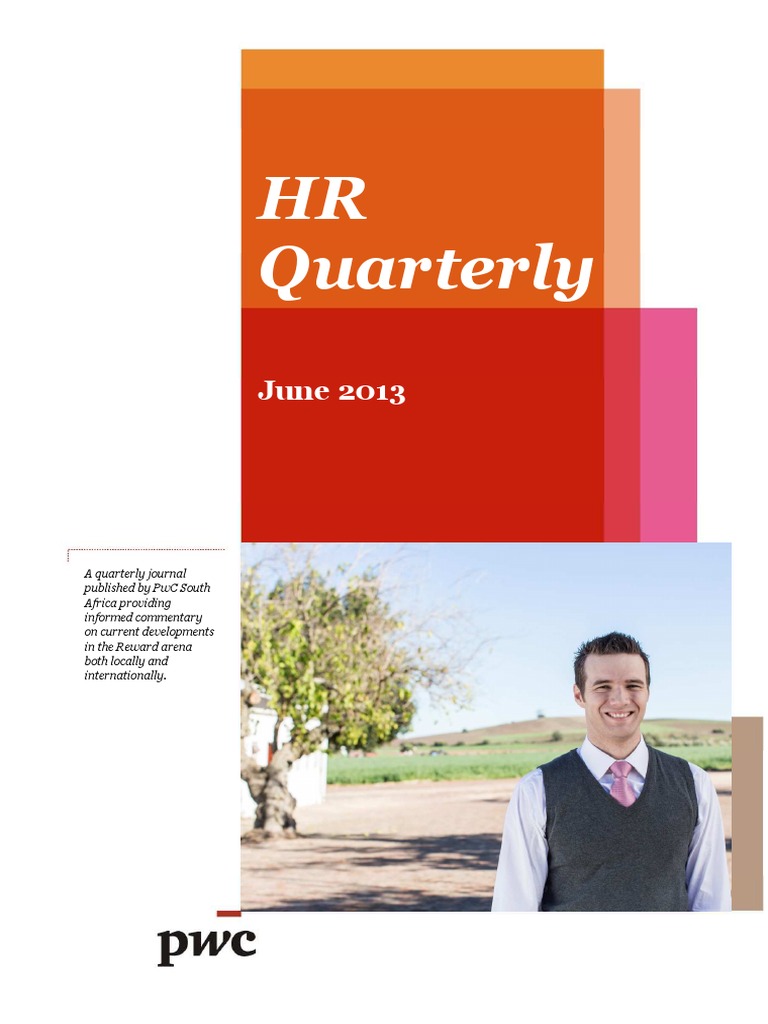 HR Quarterly PWC | PDF | Employee Benefits | Turnover (Employment)