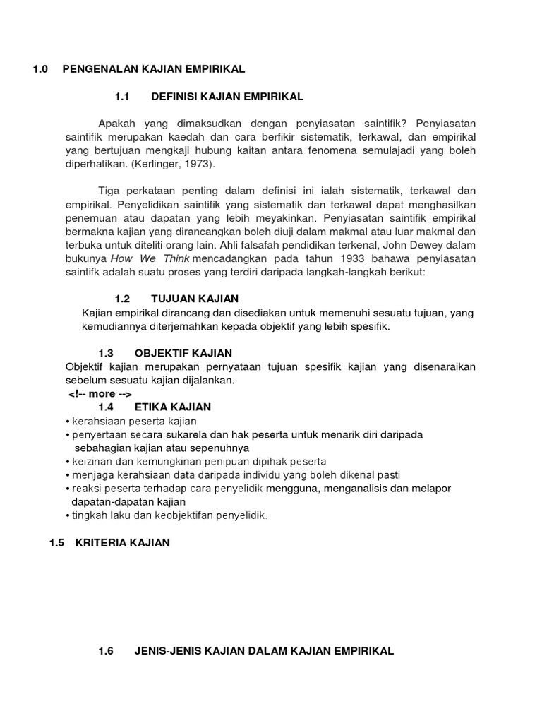 Kajian Empirikal | PDF