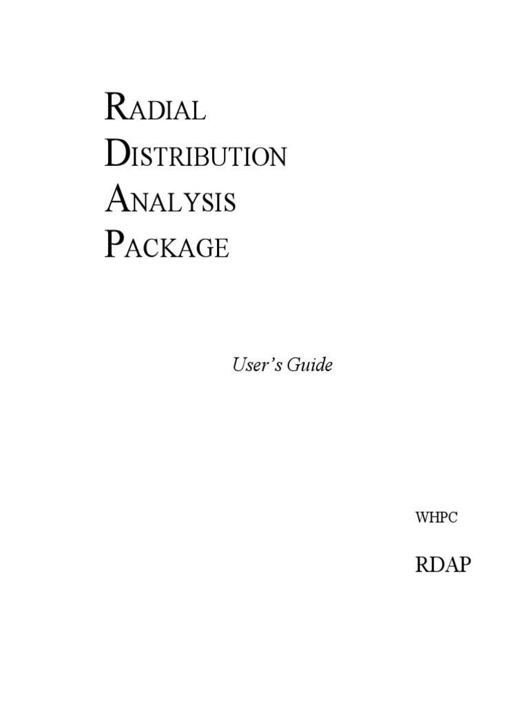 RDAP User's Guide | PDF | Graphical User Interfaces | System Software