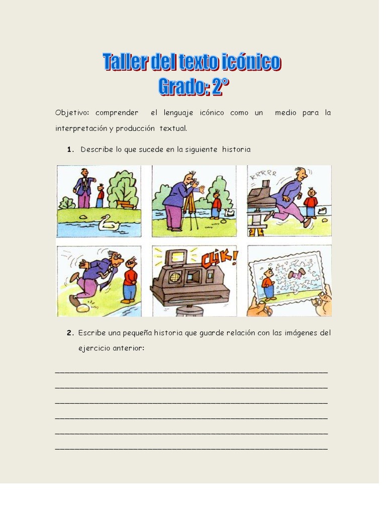 Taller Del Texto Icónico | PDF