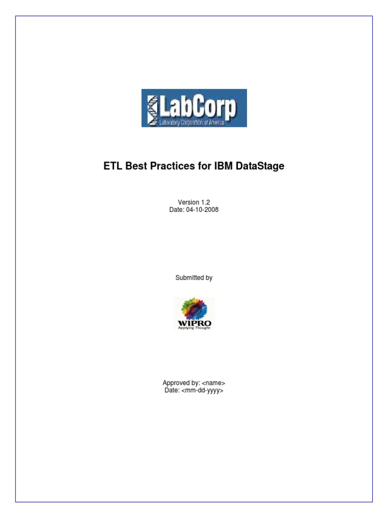 ETL Best Practices For IBM DataStage 8.0 | Download Free PDF | Filename | Databases