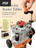 A Versatile Router Table | PDF | Screw | Wood