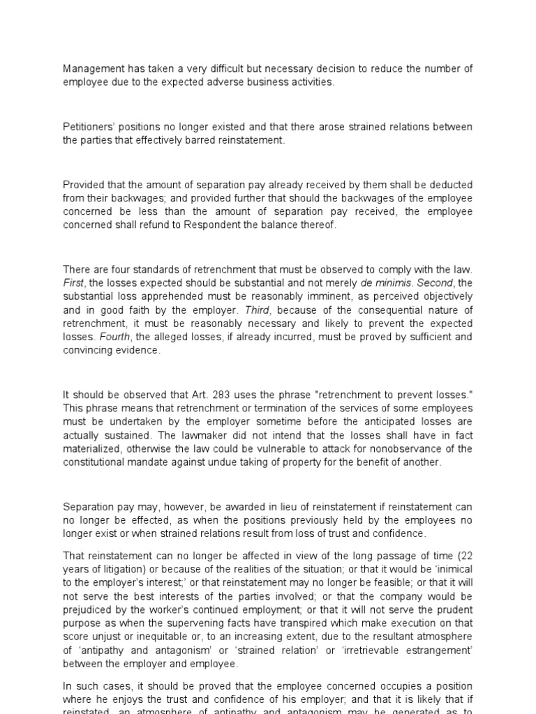 Law Advisory | PDF | Employment | Common Law