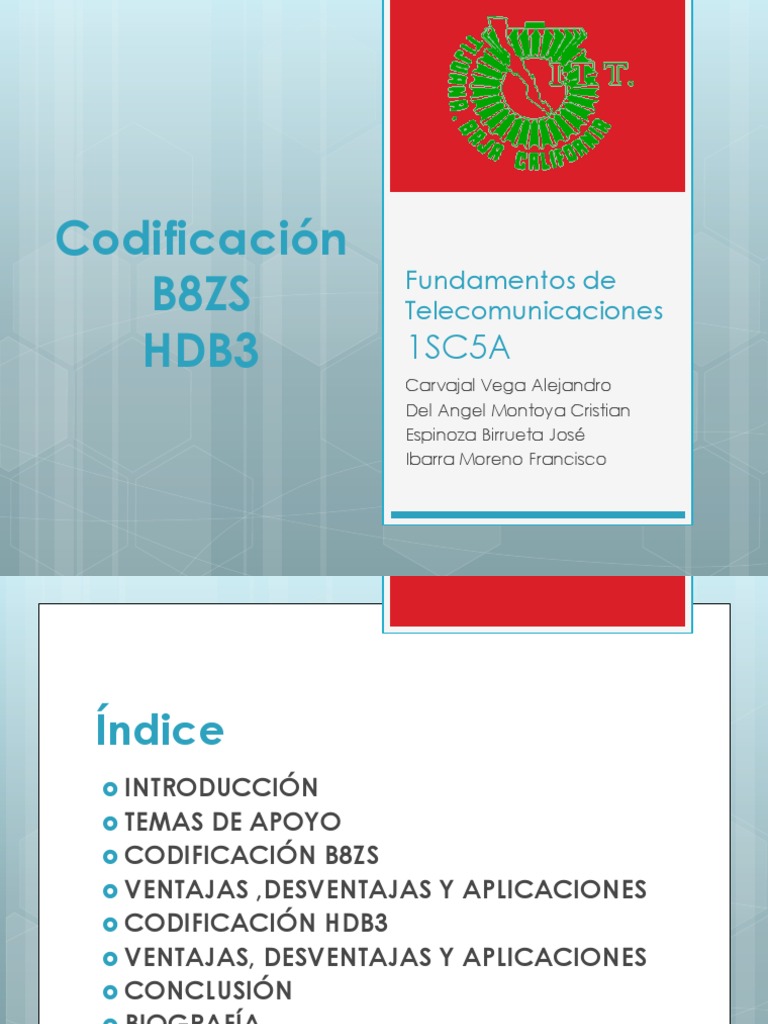 B8ZS y HDB3 | PDF | voltaje | Poco