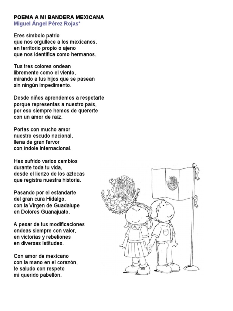 Poema A Mi Bandera Mexicana | PDF | Poesía