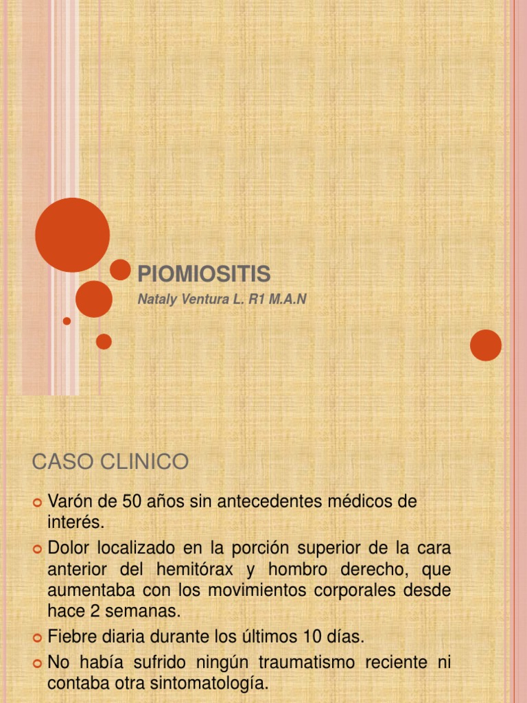 PIOMIOSITIS | PDF | Staphylococcus Aureus | Músculo