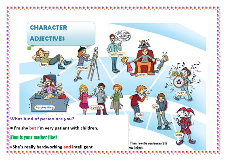 Character Adjectives Mod 1 | PDF
