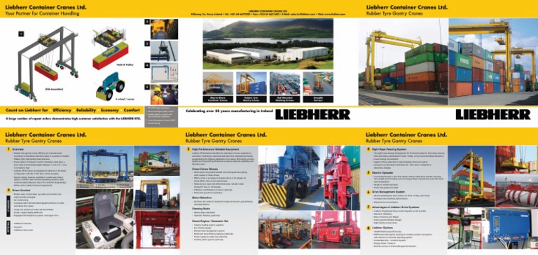 RTG Brochure | PDF | Engines | Crane (Machine)