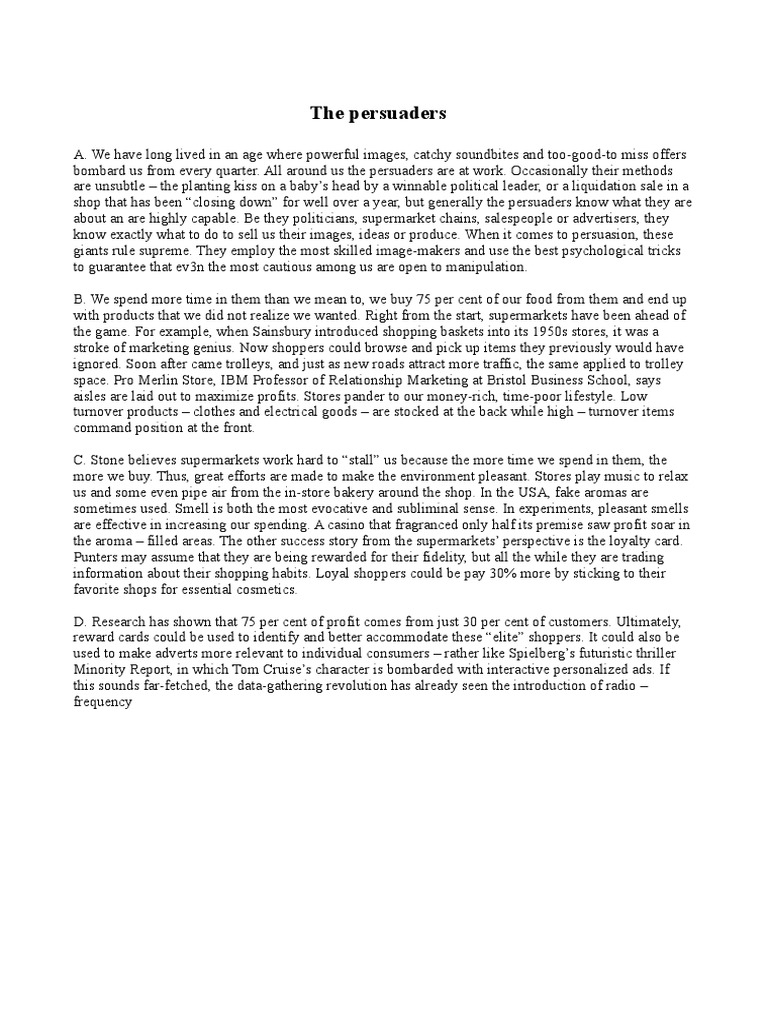 Real Exam Paper | PDF | Sales | Supermarket