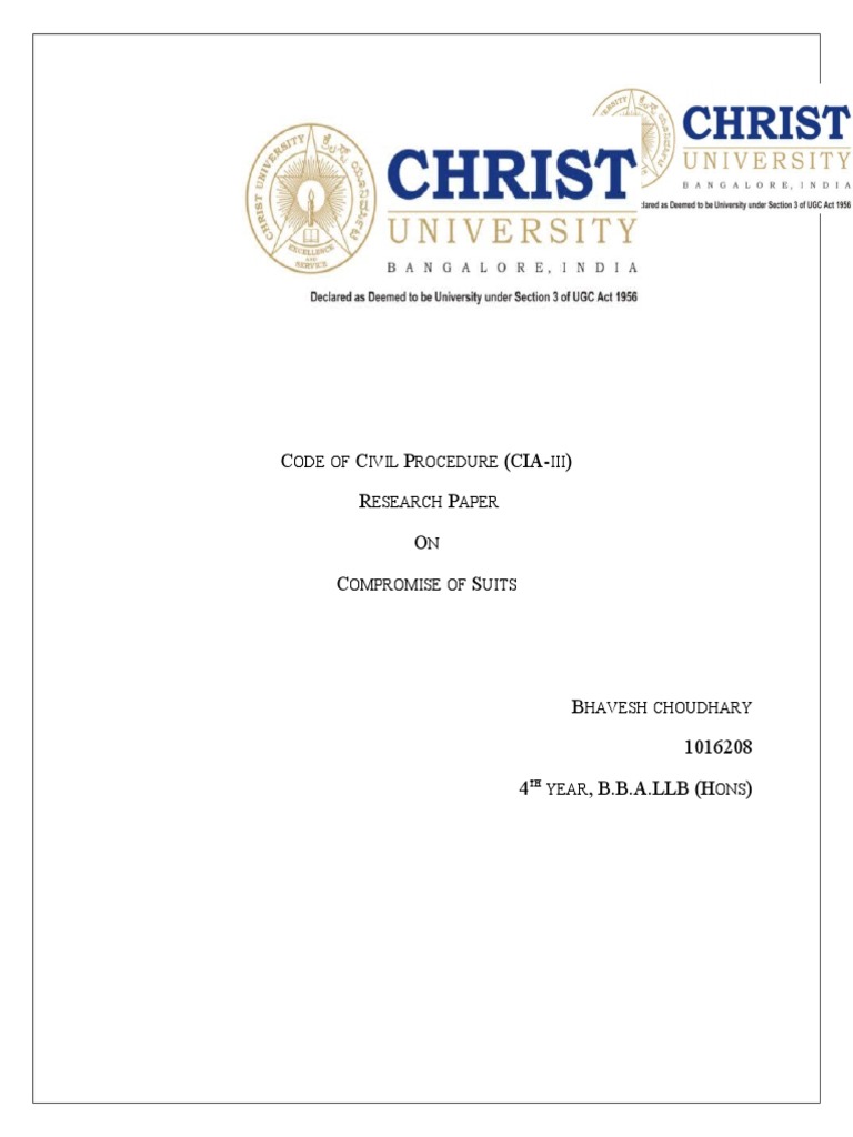 CPC Research Paper | PDF | Eviction | Lawsuit