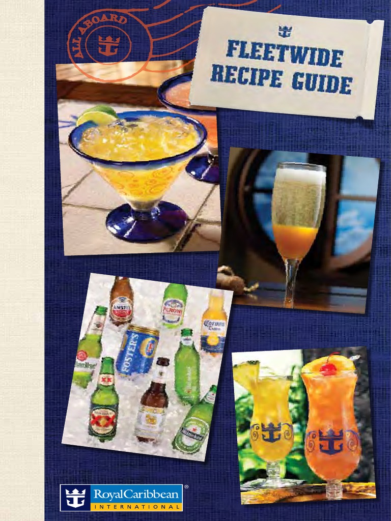 RCCL Fleetwide RecipeGuide PDF | PDF | Martini (Cocktail) | Cocktails