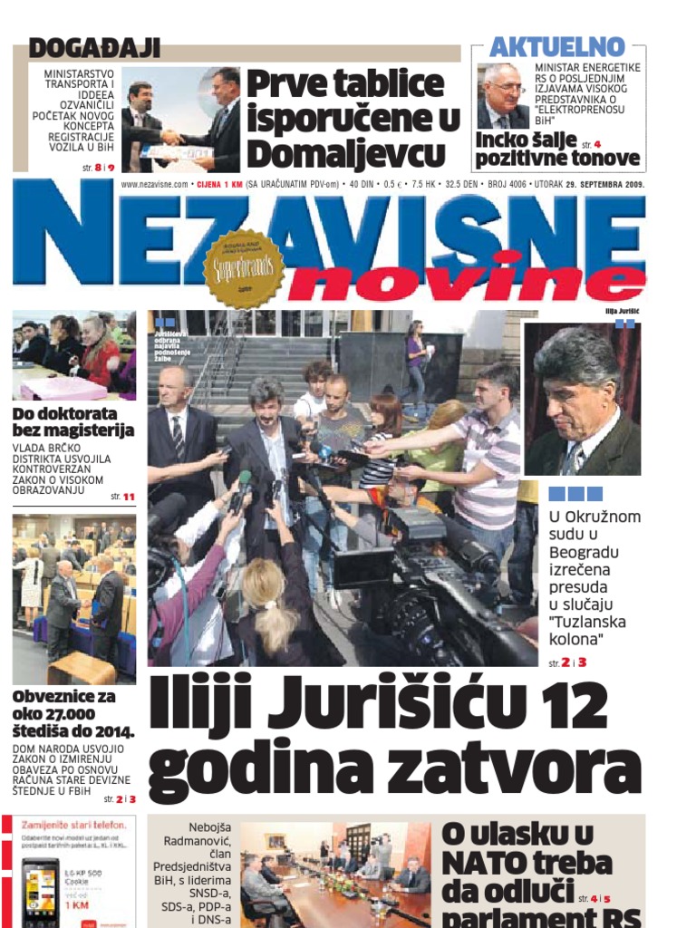Nezavisne 090929 | PDF