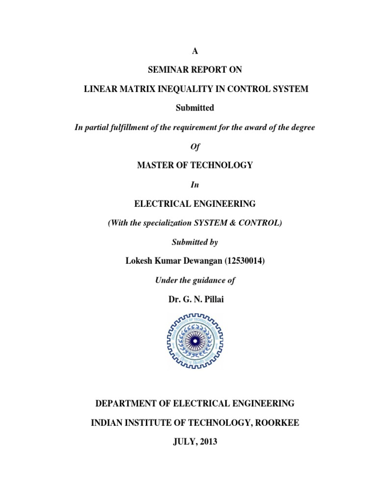 Lmi Method | Download Free PDF | Linear Programming | Matrix (Mathematics)