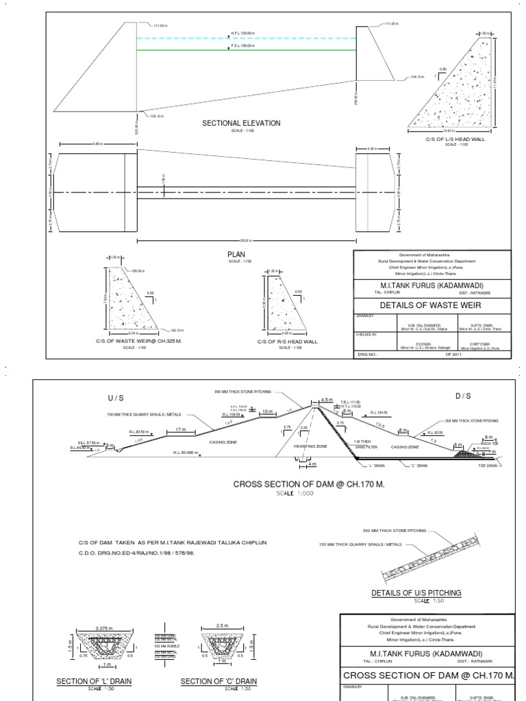 Details of Waste Weir | PDF | Water And Politics | Water And The ...