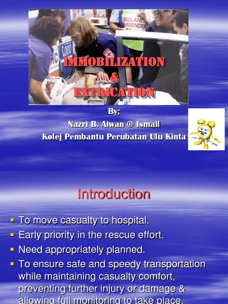 Immobilization Extrication | PDF | Pelvis | Medical Specialties
