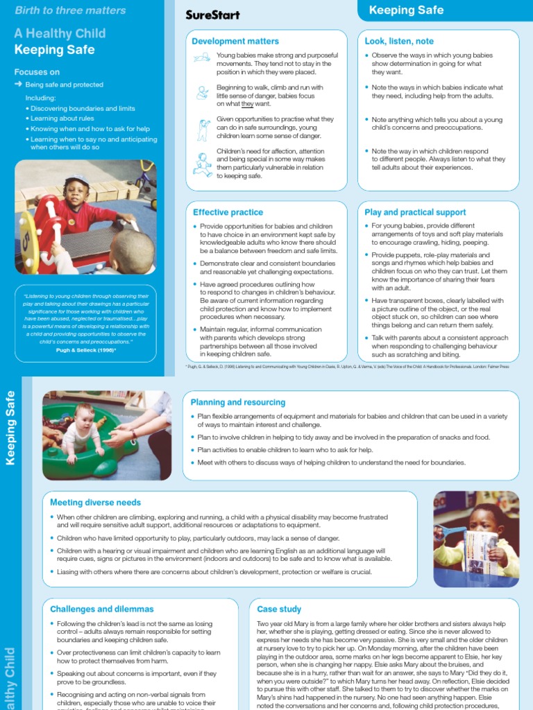 Keeping Safe | PDF | Child Protection | Infants