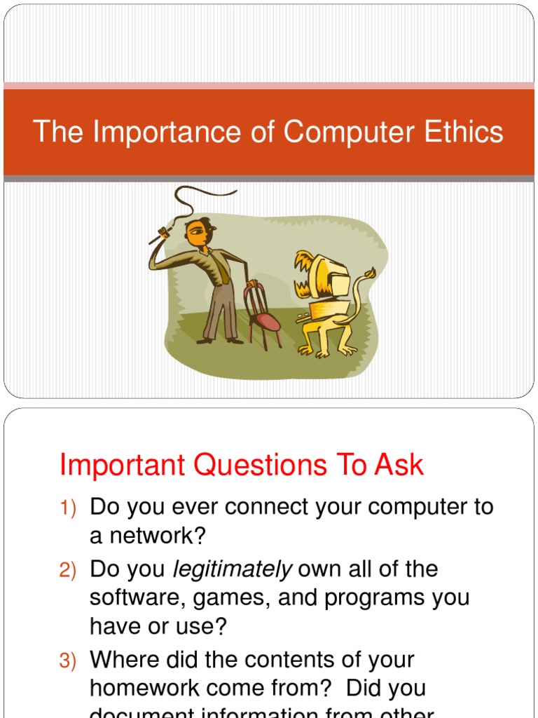 1-Importance of Computer Ethics | Download Free PDF | Copyright ...