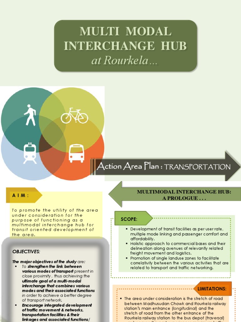 Planning For A Multi-Modal Transportation Hub at Rourkela | PDF ...