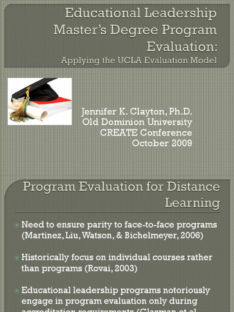 Evaluating Distance Learning in Education | PDF | Distance Education ...
