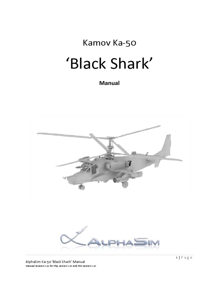Manual Ka 50 En Pdf Aircraft Aviation