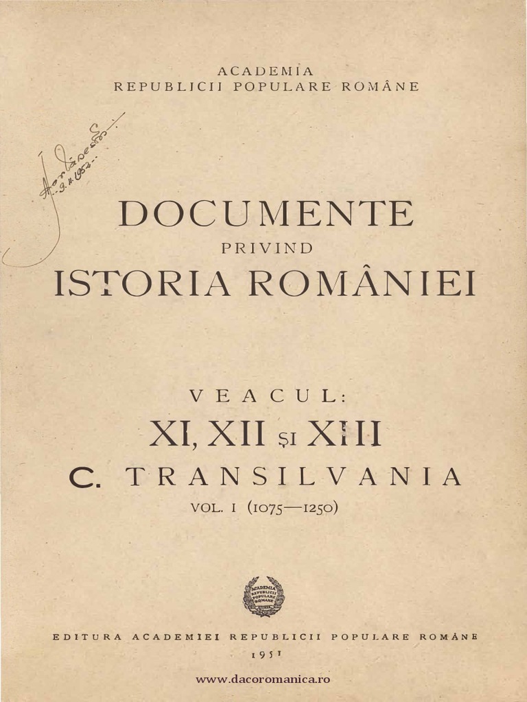 Istoria Transilvaniei | PDF