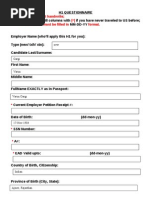 H4 Visa Documents Checklist:: Visa Application Form DS-160 | PDF | Law