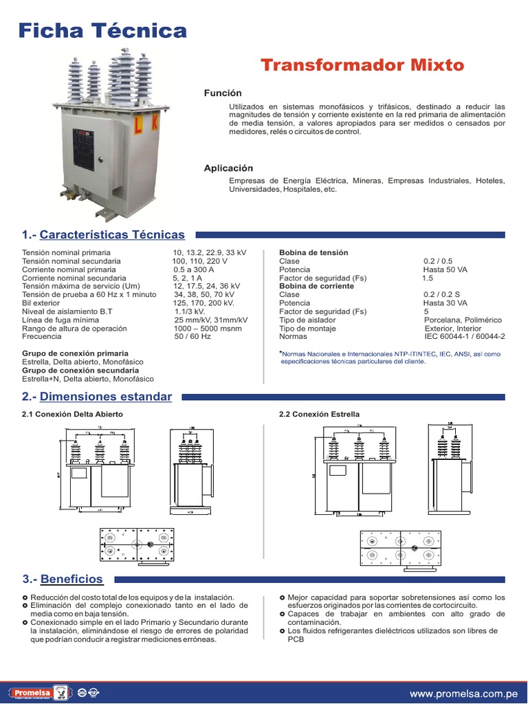 Transformador Mixto o Trafomix | PDF