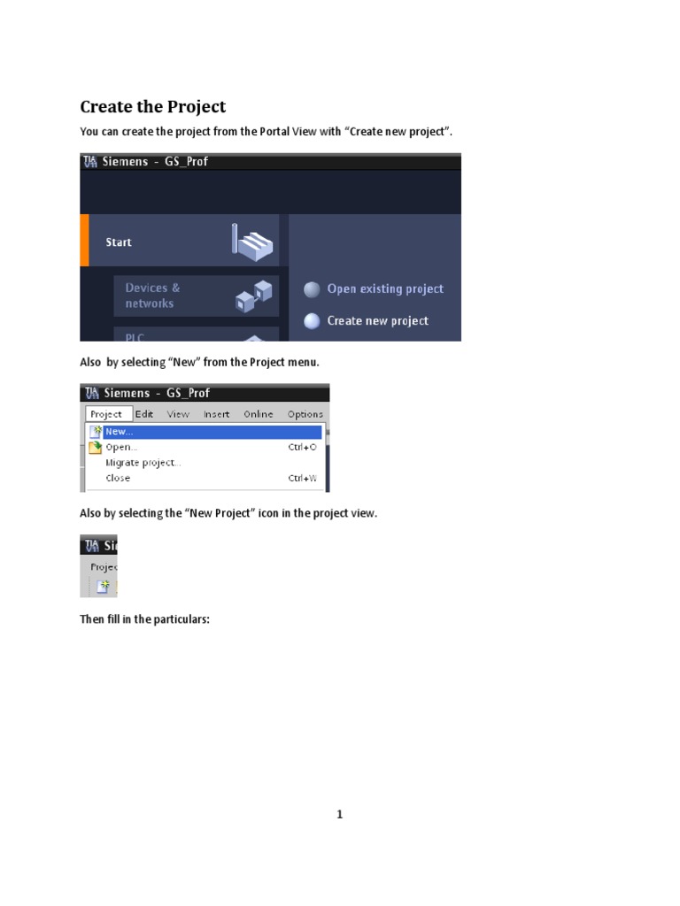 WinCC Professional Getting Started | PDF | Menu (Computing) | Button (Computing)