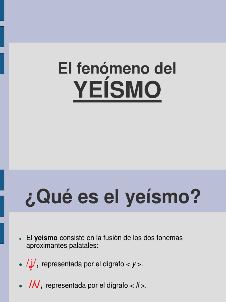 YEÍSMO | PDF | Comunicación humana | Ortografía