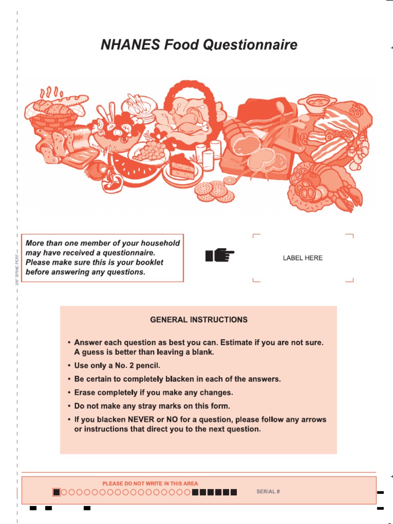 Chestionar Frecventa Alimentara | PDF