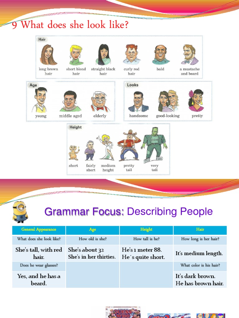 Describing People: Appearance & Age | PDF | Wellness