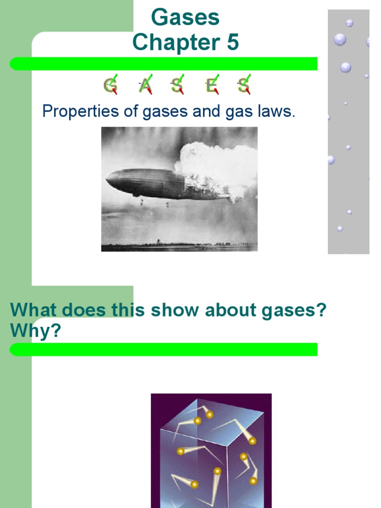 Properties of Gases and Gas Laws | PDF | Gases | Pressure