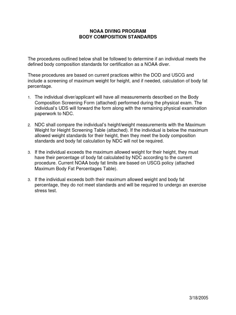Body Composition Standards 05 | PDF | Test (Assessment) | Wellness