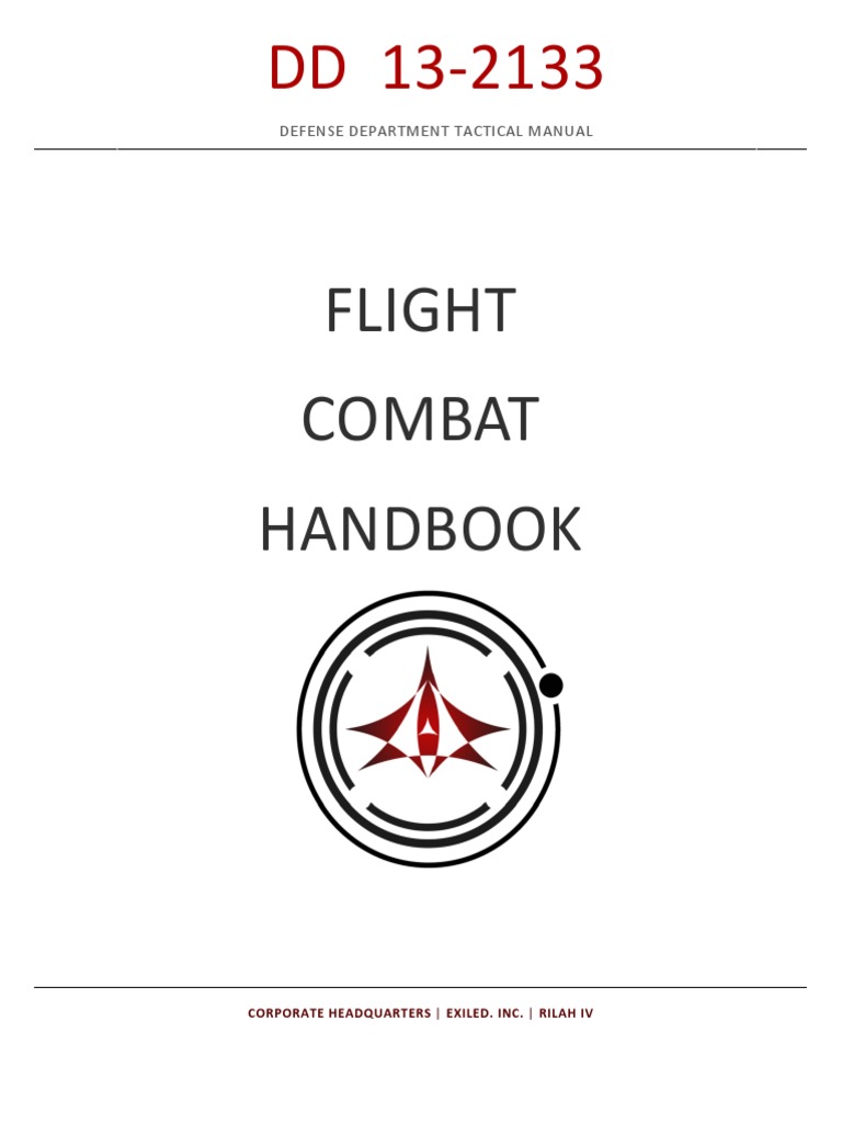 Flight Combat Handbook: Defense Department Tactical Manual | PDF ...