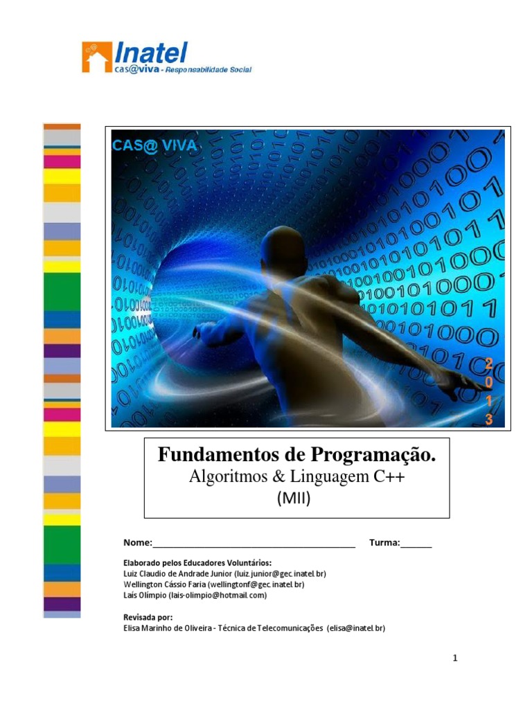 Fundamentos de Programação C++ | PDF | Algoritmos | Estrutura de dados ...