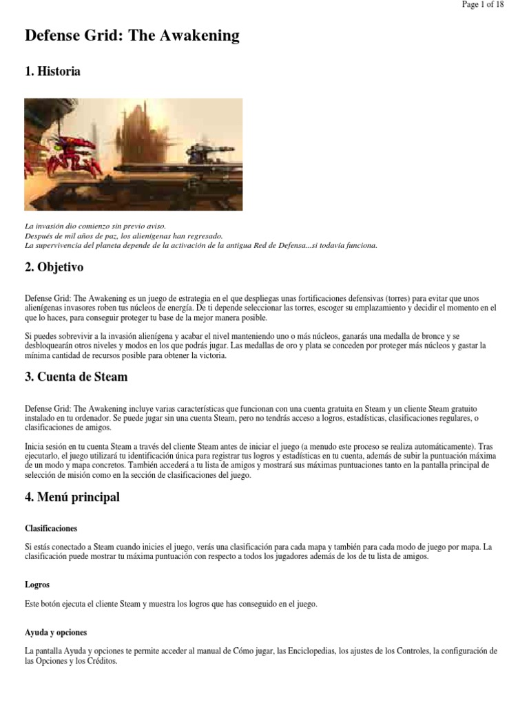 Defense Grid | PDF | Point and Click | Ventana (informática)