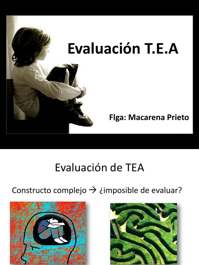 Evaluación del TEA y Escalas Mini TEA | PDF