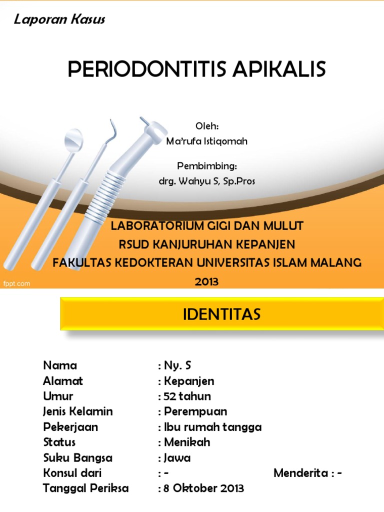Periodontitis Apikalis | PDF