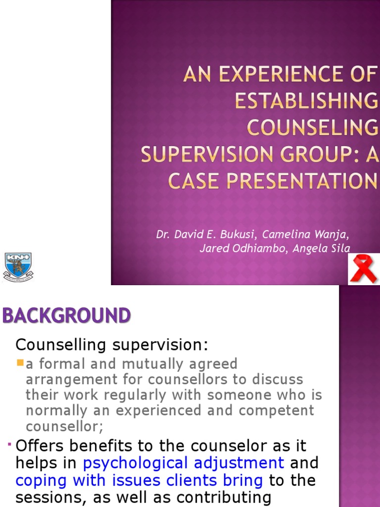 An Experience of Establishing Counseling Supervision | PDF | School ...