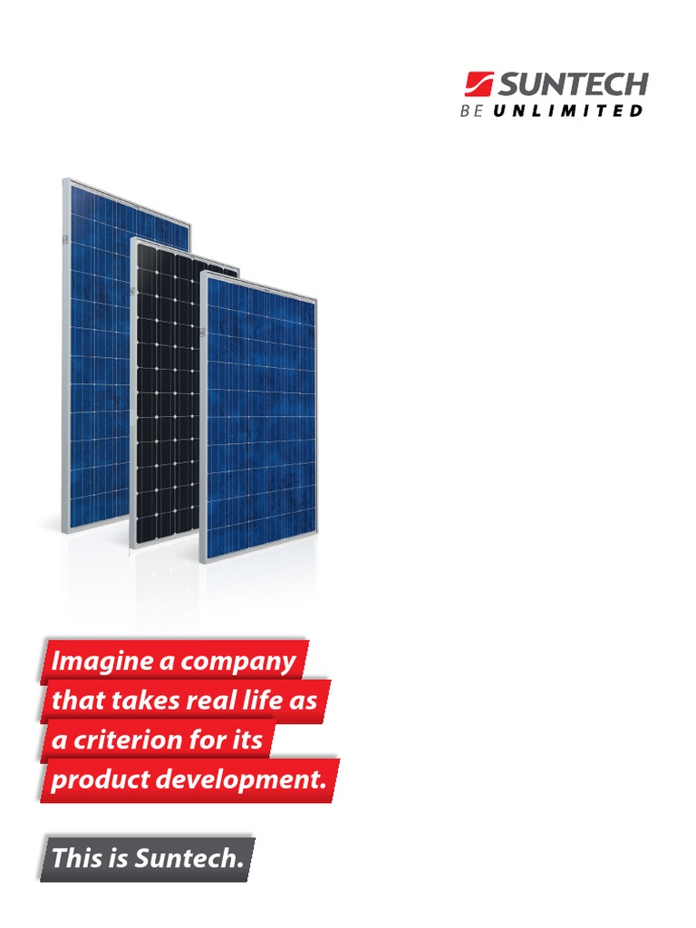 SUN Product Brochure en Screen | PDF | Solar Panel | Electric Power ...